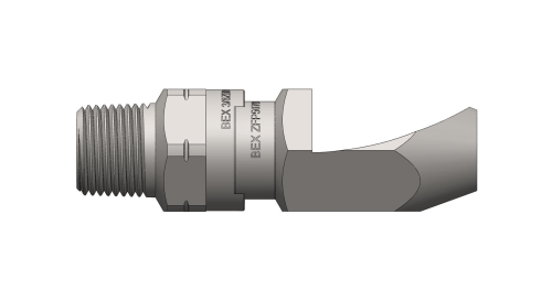 ZFP5001 Flat Spray Components ZFP Flat Spray Zip-Tip Nozzle Component | BEX