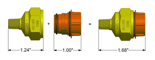 ZS20W Zip-Tip Nozzles Full Cone | BEX