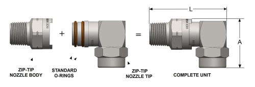 ZHGS20W Zip-Tip Nozzles Full Cone | BEX