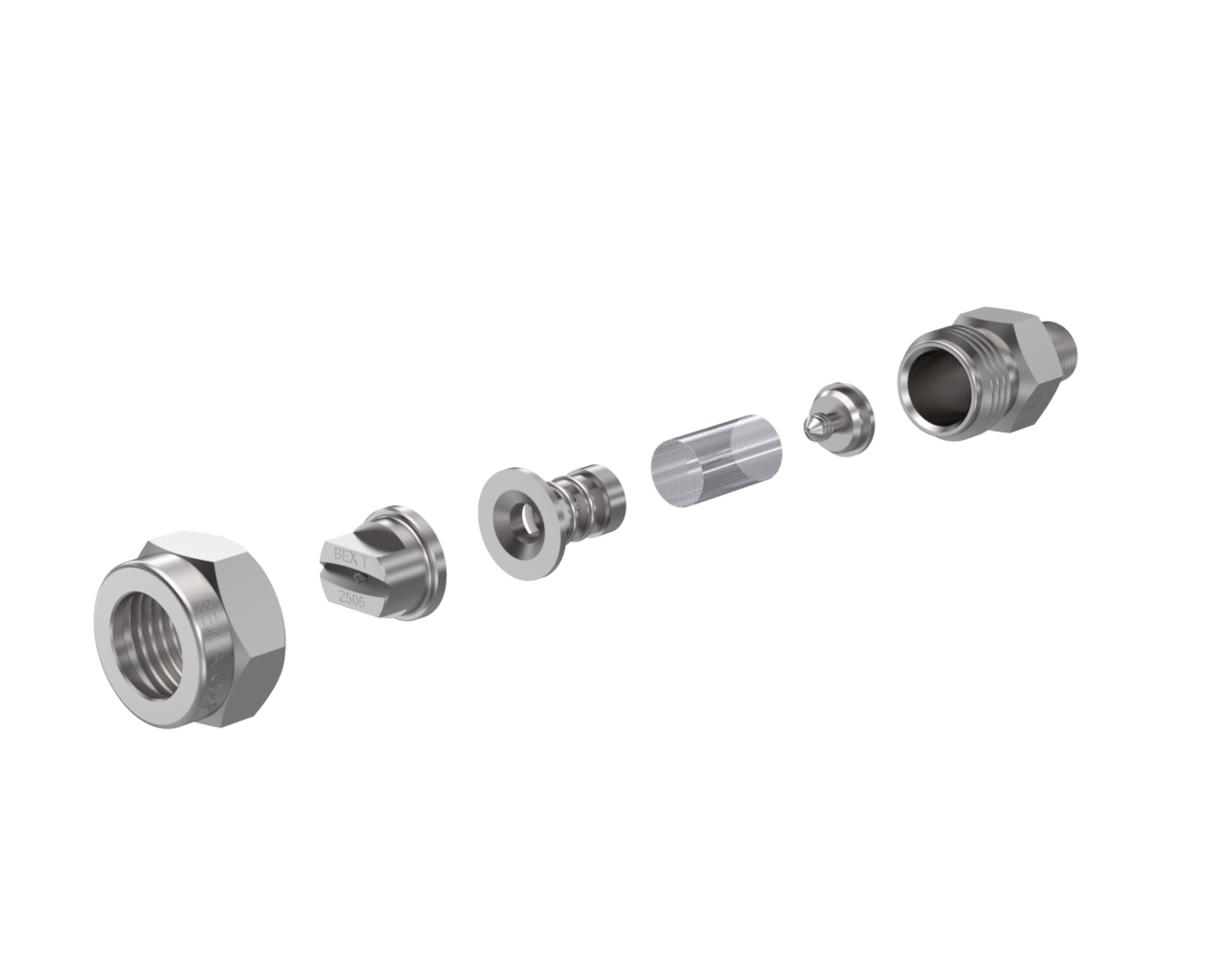 FT5015 Threaded Nozzles Flat Spray | BEX