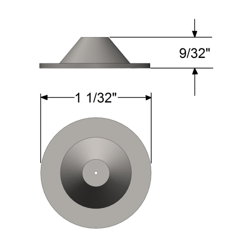 WF00004 Pulp and Paper Nozzles WF Disc-Style Shower Nozzles | BEX